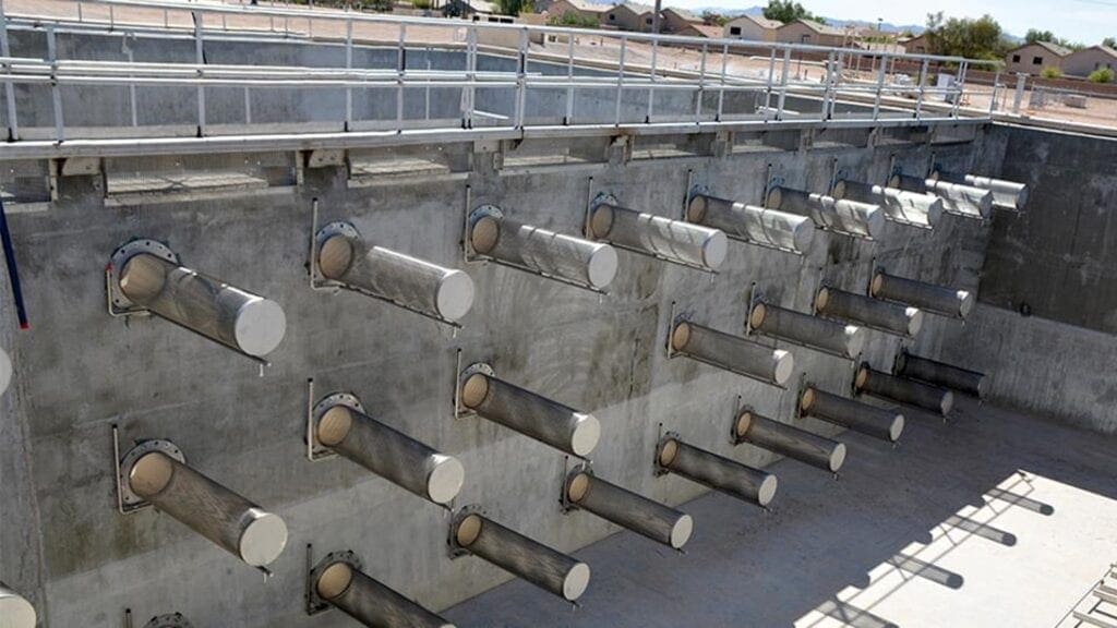 Bioports MBBR major nitrification, minor footprint.